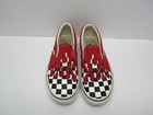 Vans Off The Wall Unisex Skate Shoes Red 500714 Checkered Flames Men's ...
