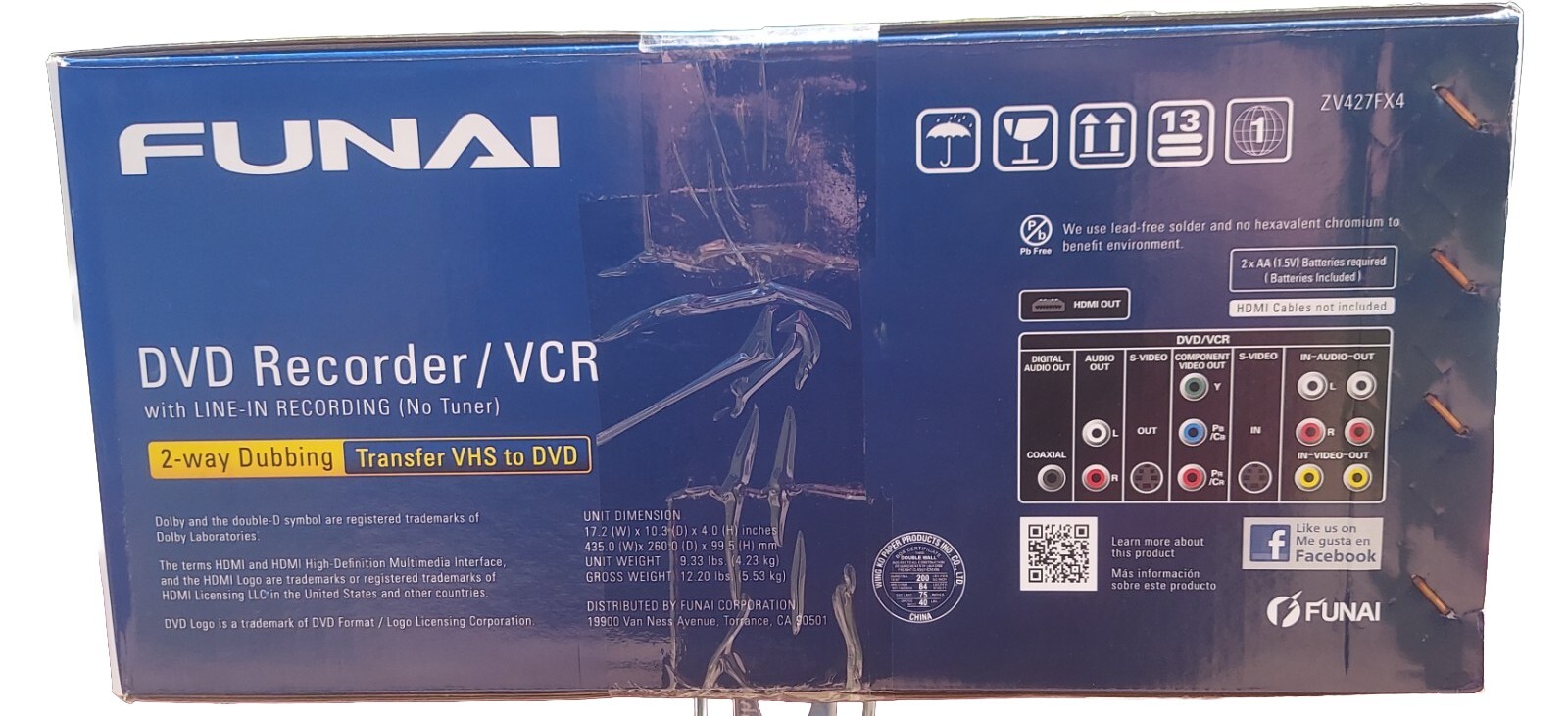 Funai ZV427FX4 DVD Recorder / VCR Combo for sale online | eBay