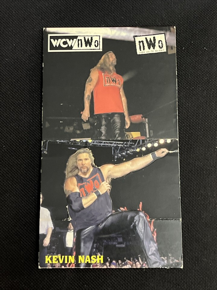 KEVIN NASH 1999 WCW/NWO WRESTLING 3-D POP-UP SIGNED AUTOGRAPHED CARD | eBay