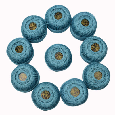 Red Rose Crochet Cotton Thread Mercerized Yarn For Knitting Craft ...