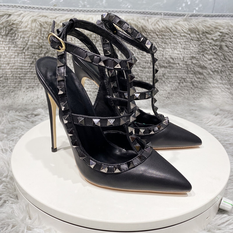 VERY HIGH HEEL SPIKE STRAPPY STILETTO SANDALS killer heel trans fetish ...