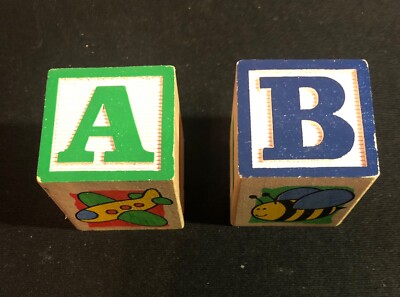 Melissa & Doug Classic ABC Wooden Blocks Replacement Letters ...