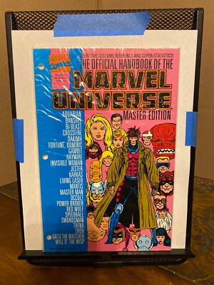 Official Handbook of the Marvel Universe Master Edition #21 Gambit NM ...
