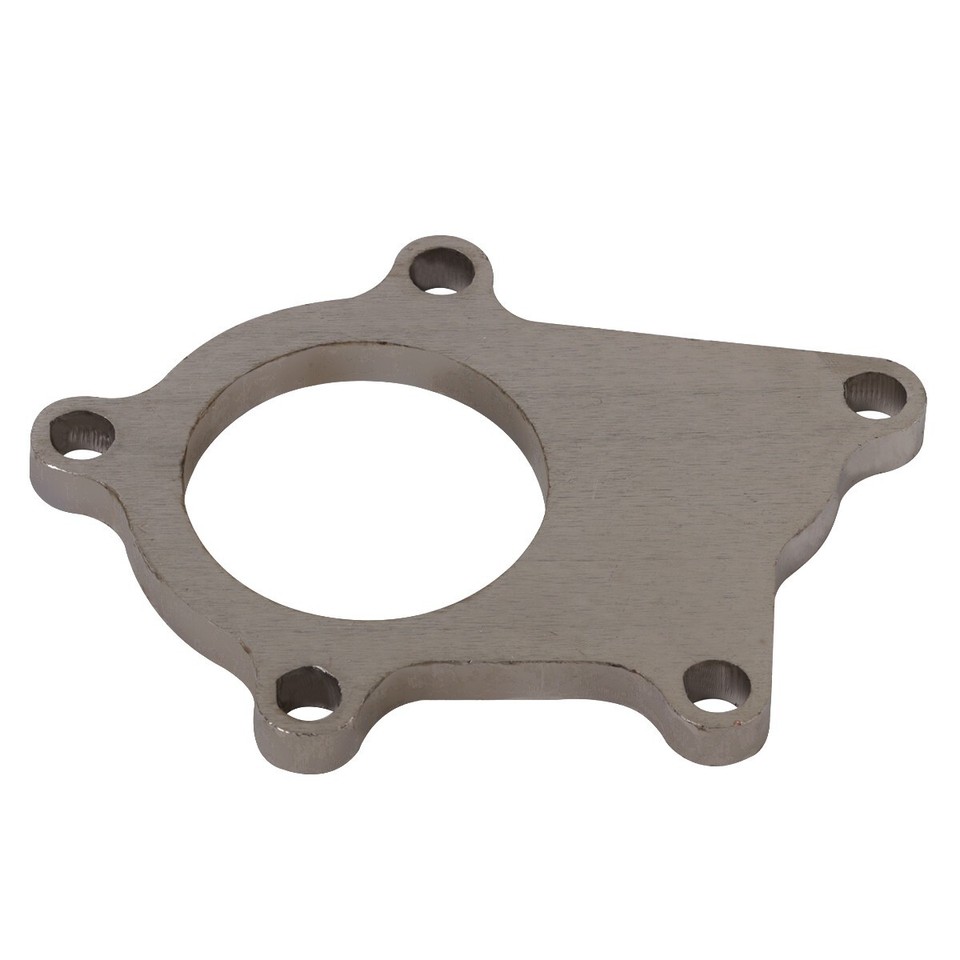 Universal T3/T4 TurboCharger Exhaust Plate 5 BOLT Downpipe FLANGE ...