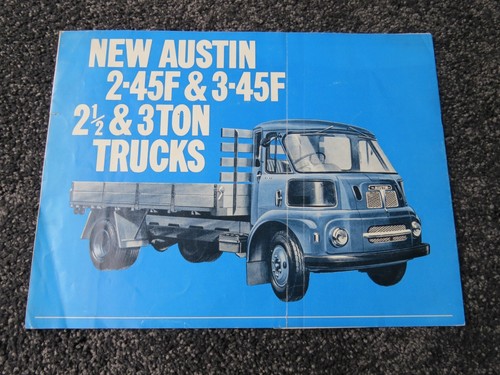 GENUINE ORIGINAL NEW AUSTIN 2-45F 3-45F 3 TON TRUCKS AUST SALES ...