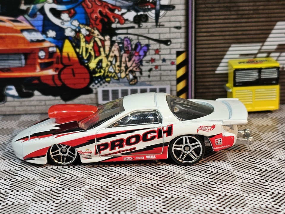 🔥 2001 Hot Wheels PRO STOCK FIREBIRD White/Pr5 Spokes New 1/64 Drag ...