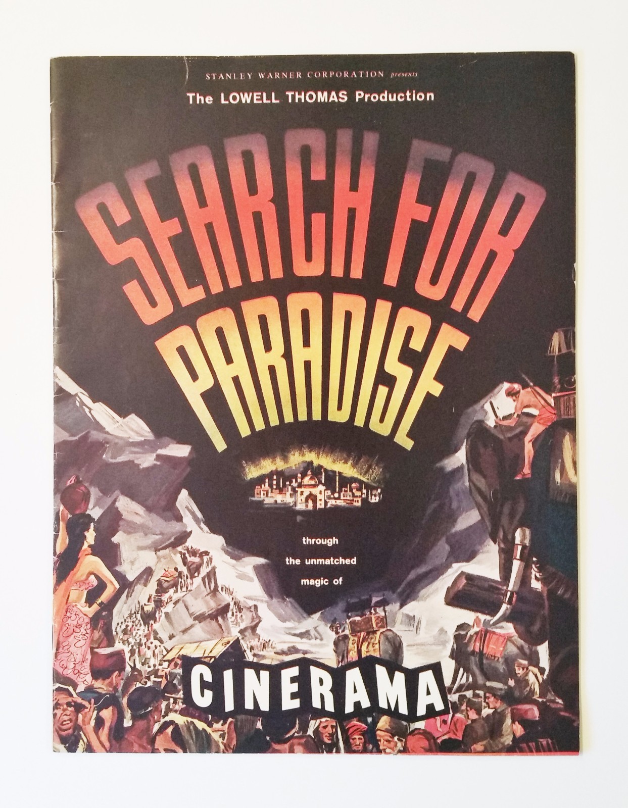Search For Paradise Movie Program Book Souvenir Cinerama 1957 Lowell ...