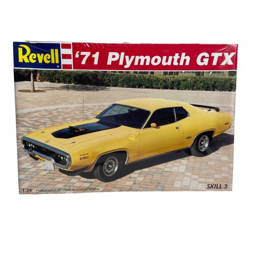 Revell 1971 '71 Plymouth GTX Vtg 1995 1:24 Model Kit #7608 | eBay