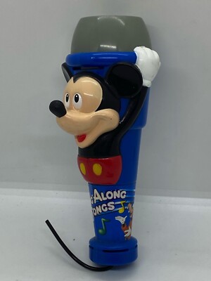 Disney Sing Along Songs Mickey Mouse Toy Microphone RARE | eBay