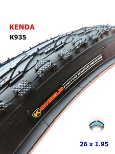 KENDA K935 Bike Tyre, size 26 x 1.95, K Shield Puncture Resistant ...