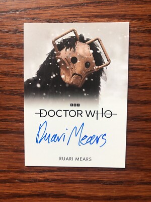 Doctor Who Series 1-4 Ruari Mears as Cybershade Autograph ON Card Full ...