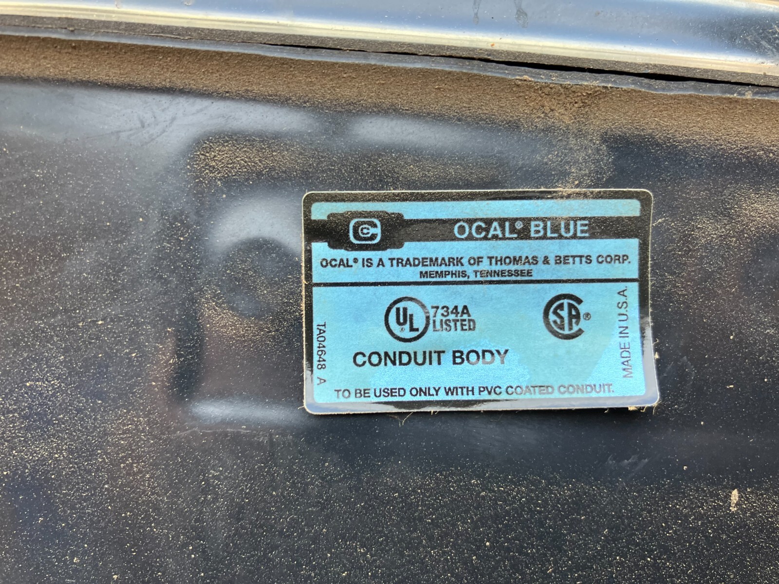Ocal Blue Conduit body 4" LB Type 4X | eBay