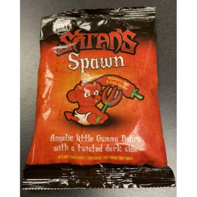 Satan's Spawn - Habanero Chilli Infused Fiery Hot Gummy Bear Sweets ...