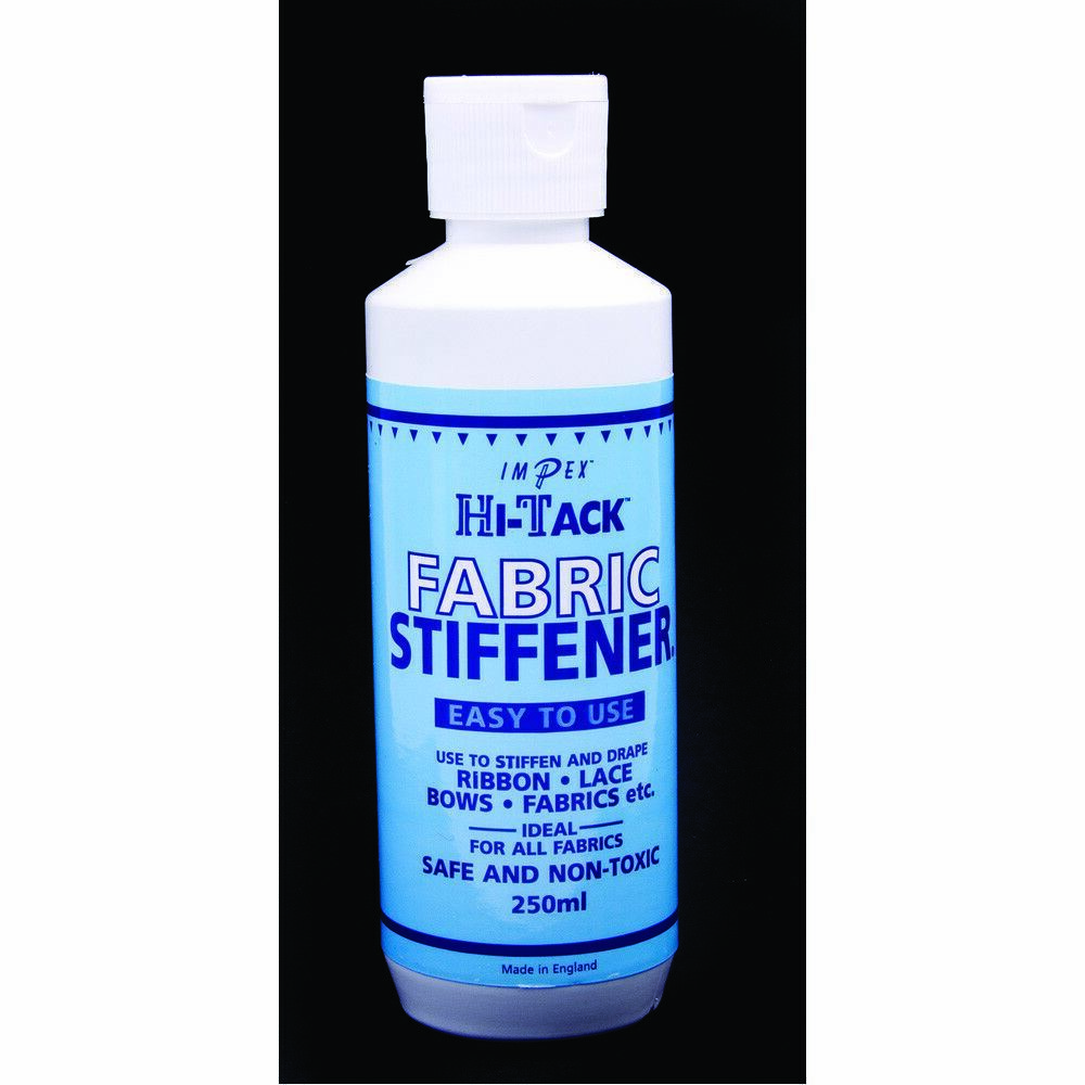 Hi Tack Fabric Stiffener 250 ml | Use To Stiffen Drape Ribbon Lace Bows ...