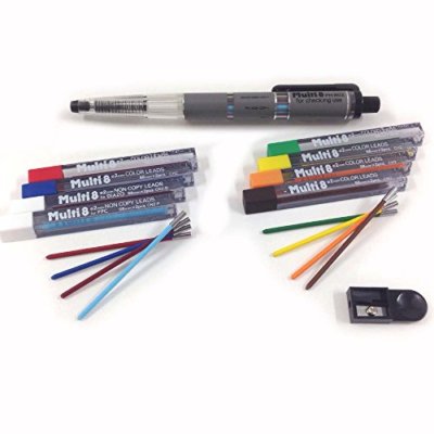 PENTEL multi 8 sets PH802ST 8-Kinds of Lead in One Holder Mechanical ...