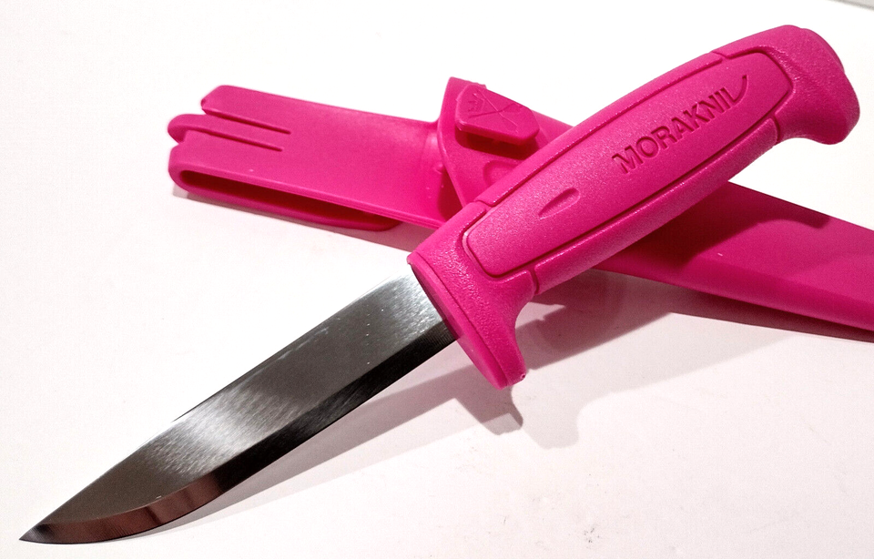 MORA SWEDEN MORAKNIV MILITARY PINK BASIC 511 CARBON STEEL TACTICAL KNIFE | eBay