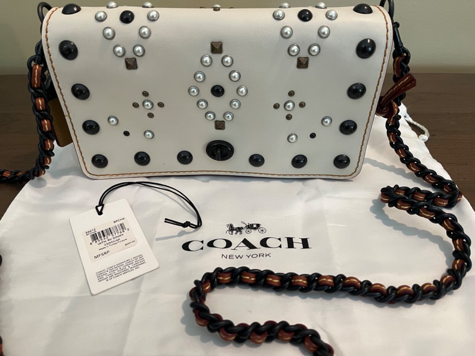 Coach Western Rivet Dinky, #56612 - Gem