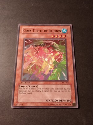 Yu-Gi-Oh! Gora Turtle Of Illusions 1st Edition Common Card IOC-066 LP ...