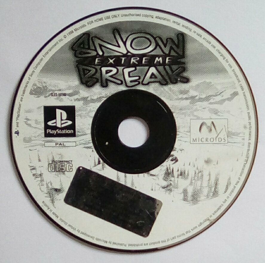 *DISK ONLY* Extreme Snow Break Playstation 1 One PS1 PSOne PS PSX | eBay