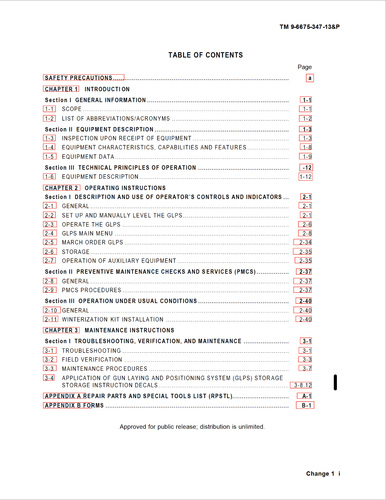 168 Page Leica GUN LAYING POSITIONING SYSTEM (GLPS) M67 Operator Manual ...