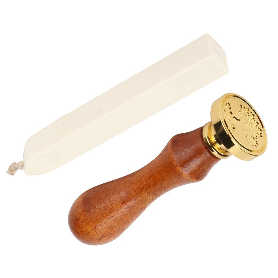 Tree Wax Stamp Kit Clear Pattern DIY Classic Sealing Kit Fo SG | eBay UK