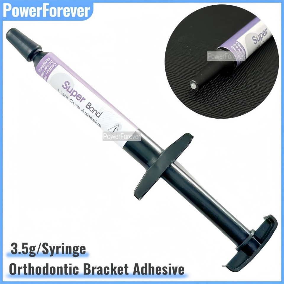 3.5g Dental Super Bond Paste Light Cure Direct Orthodontic Brackets ...