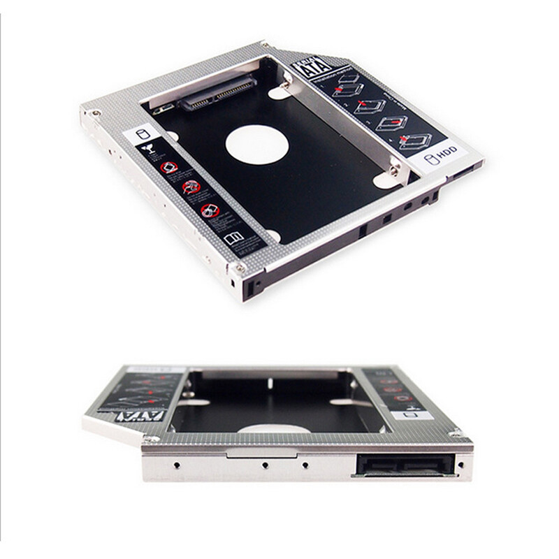 Universal 12.7mm SATA 2nd SSD HDD Hard Drive Caddy for CD/DVD-ROM ...