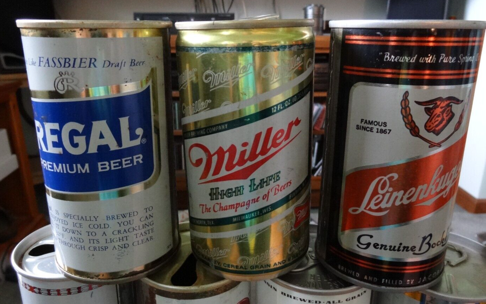 Beer Cans Lot , steel and aluminum 12 beer can total | eBay