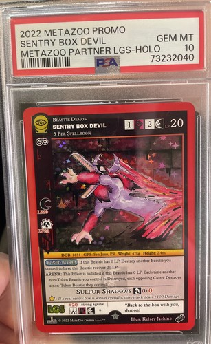 Metazoo Sentry Box Devil LGS Promo PSA 10 POP 5 | eBay