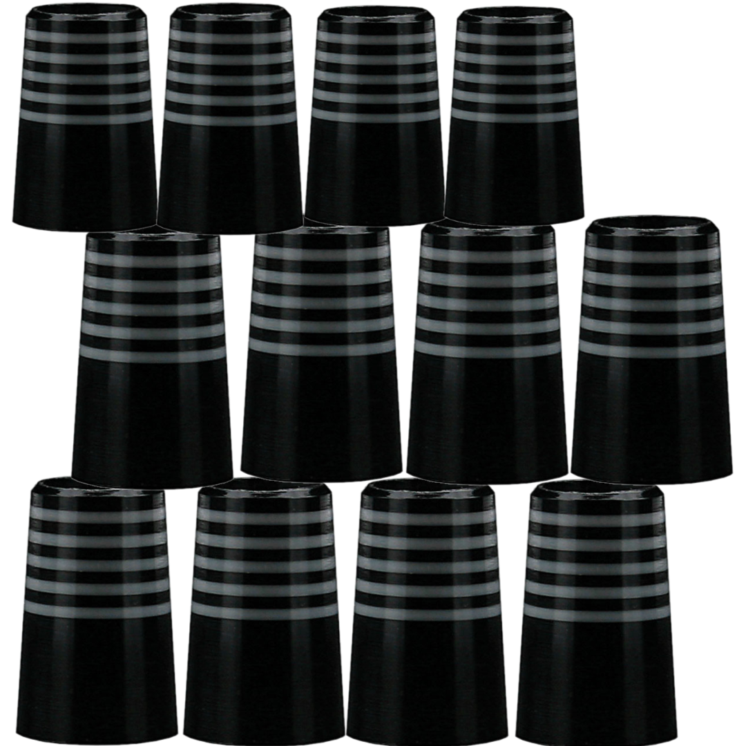 The GolfWorks 10R Designer Iron Golf Club Ferrules 12 Pack – Fits .370 ...