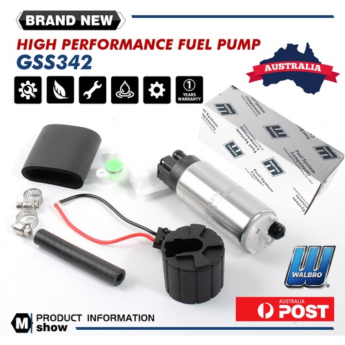 WALBRO 255LPH GSS342 IN-TANK FUEL PUMP W/1 STRAINER For HOLDEN FORD ...