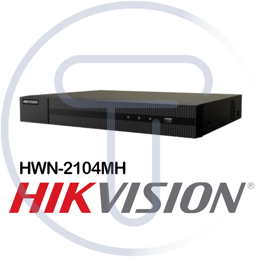 NVR Hikvision Hiwatch HWN-2104MH 4 channels 1 2 4 6 MPx Megapixel max ...