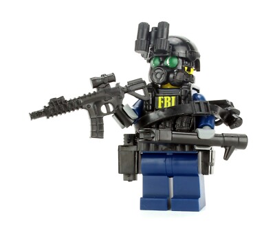 FBI SWAT Critical Incident Response CIRG Officer made with real LEGO ...