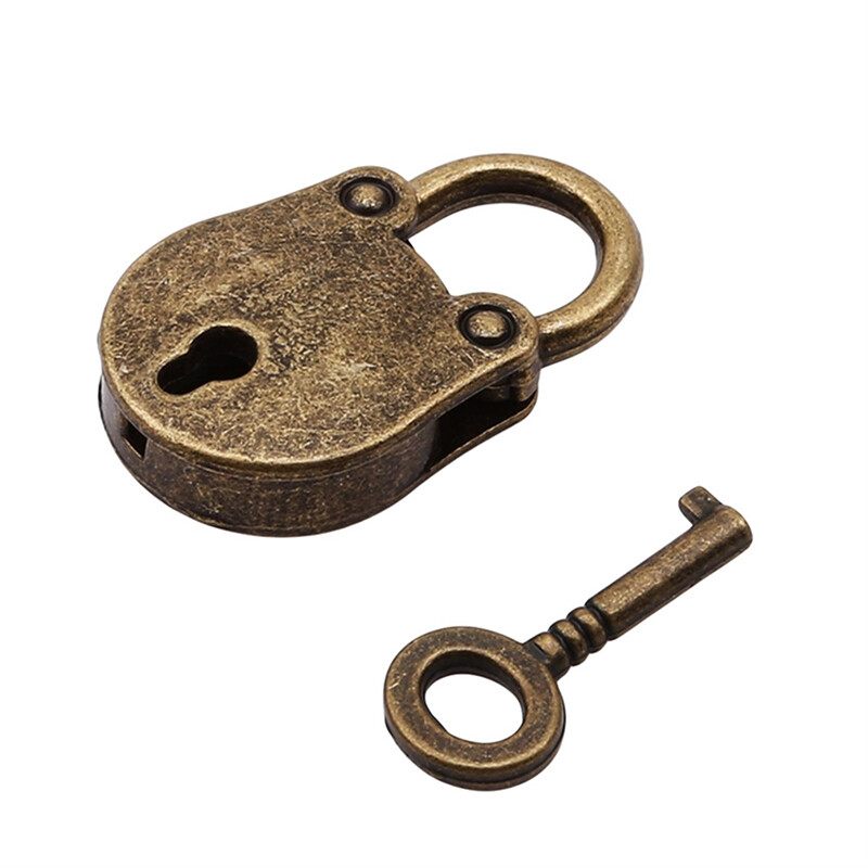 Chinese Vintage Padlock Old Style Lock Padlock With Key Suitcase Locks ...