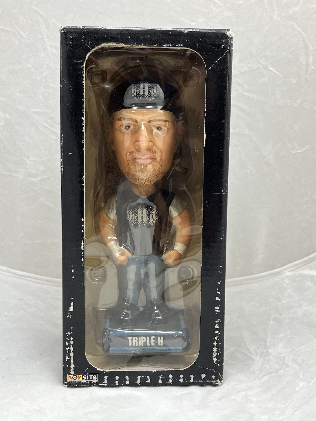WWE Superstars Bobble Heads Triple H 2002 NIB HHH WWF The Game Toysite ...
