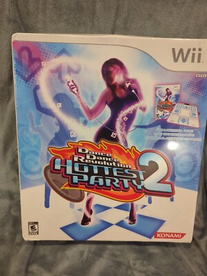 NEW SEALED Nintendo Wii Dance Dance Revolution Hottest Party 2 + Dance ...