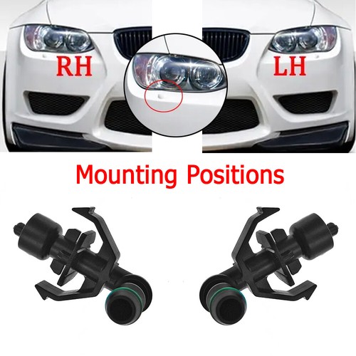 L/R Side For BMW E90 E92 E93 M3 4.0L 2005-2013 Headlight Washer Spray ...