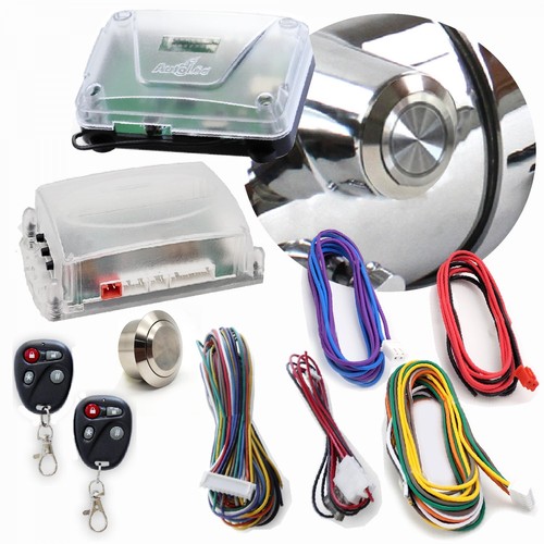 GM Column Insert Billet Push Button & Remote Start Keyless Entry ...