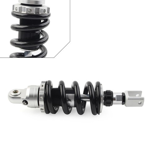 Black 280mm Motorcycle Shock Absorber Shocks fit Dirt Pit Bike ATV Quad ...