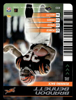 2001 NFL Showdown #033 brandon bennett | eBay