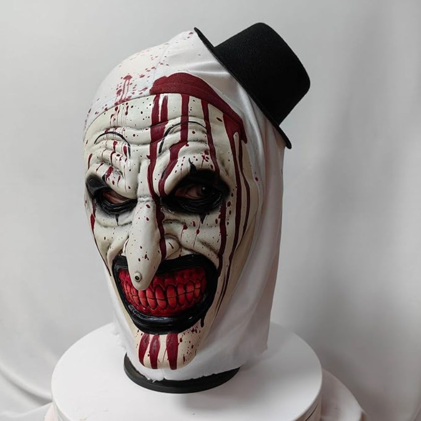 Art Terrifier The Clown Mask,Killer Clown Mask Halloween Cosplay ...