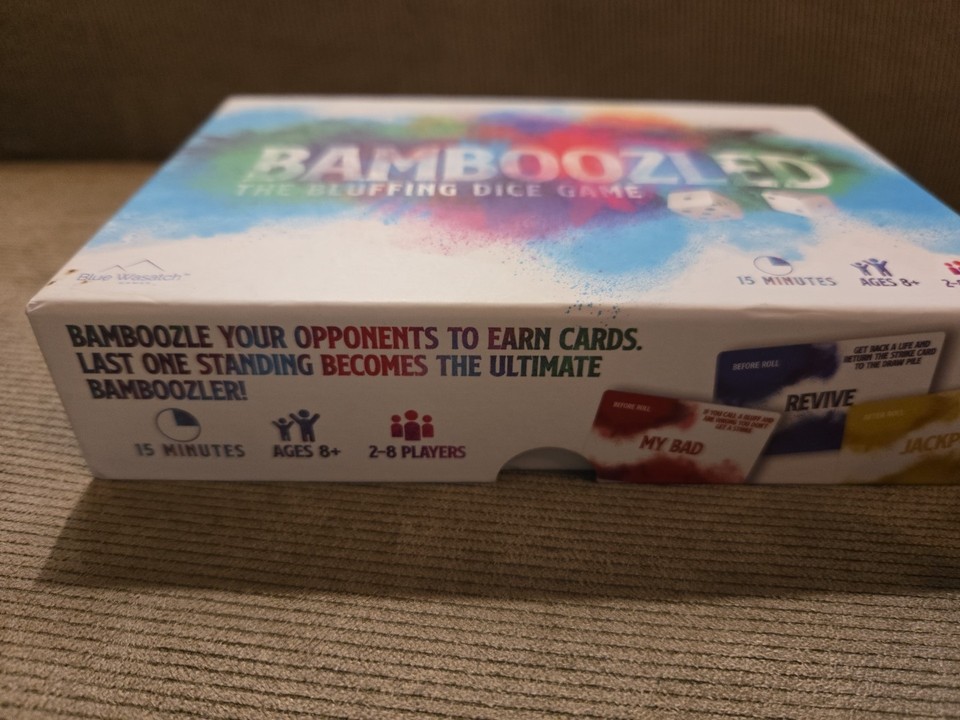 Bamboozled - A Stupid Fun Bluffing Dice & Card Game. Family-Friendly ...