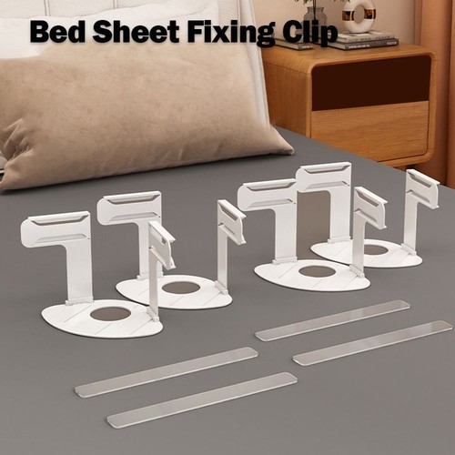 4PCS DIY Bed Sheet Fixing Clip Bedsheet Grippers Fixed for Quilt Fixing ...