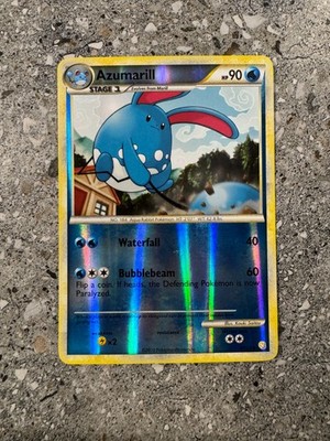 Pokemon TCG Cards Azumarill 2/123 HGSS Reverse Holo Rare EXC-NM | eBay ...