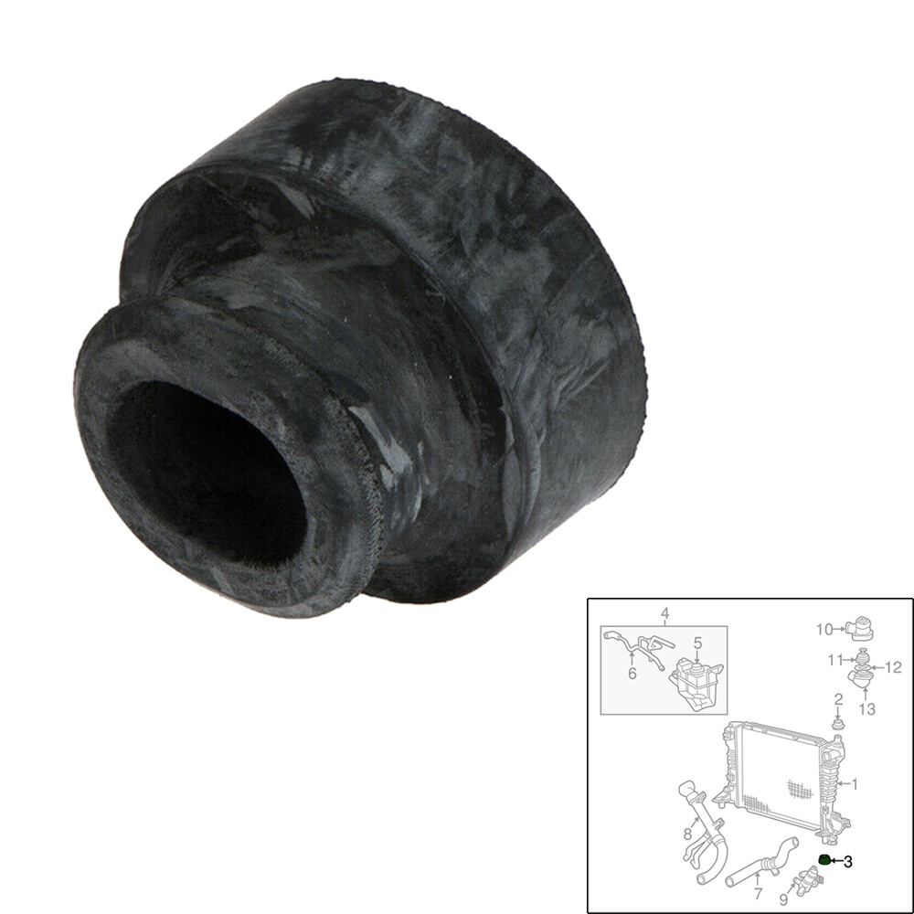 Lower Radiator Bushing Rubber Black Fits for Ford Mustang Thunderbird ...