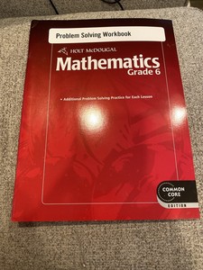 Holt McDougal Mathematics Grade 6 : Practice and Problem Solving ...