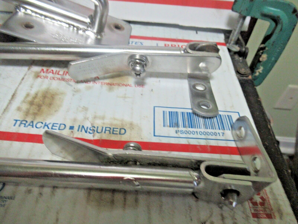 2-Weaver Inflatable Dinghy DAVITS & 2-WEAVER STAND OFF FIXED 24" CLIPS ...