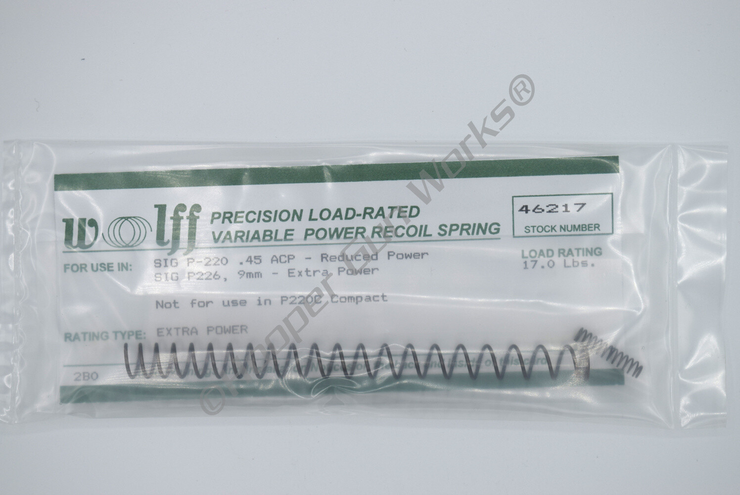 Wolff SIG-SAUER P220,226 VAR RECOIL SPRING 17LB 46217 | eBay