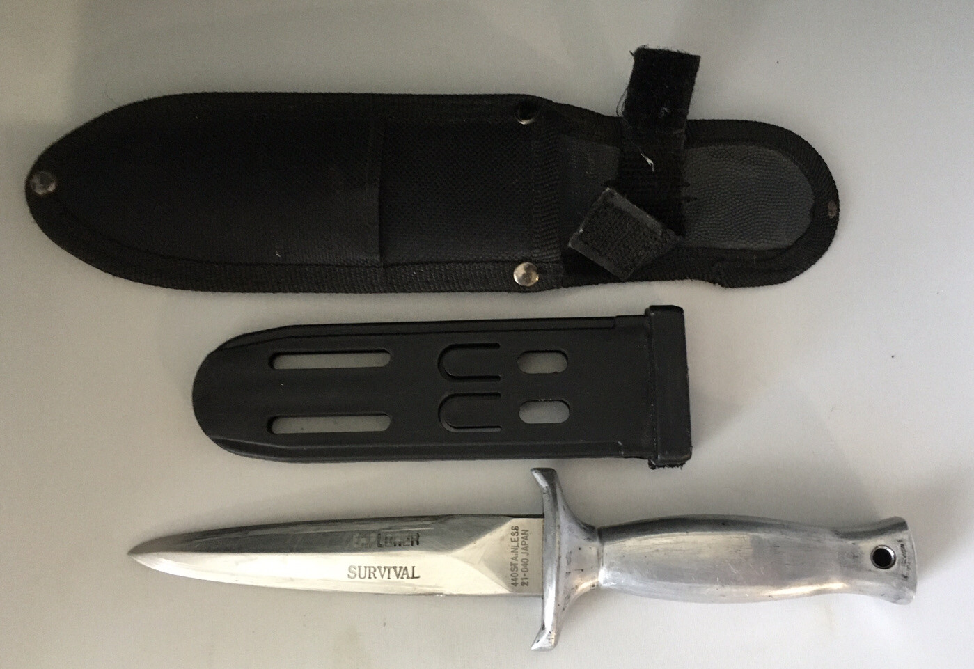 Vintage Explorer 21-040 Japan Survival Boot Knife with Sheath 8 1/2 ...