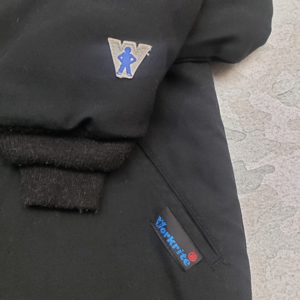 Workrite Jacket Men's XL Black Full Zip Aramid Nomex Blend | eBay